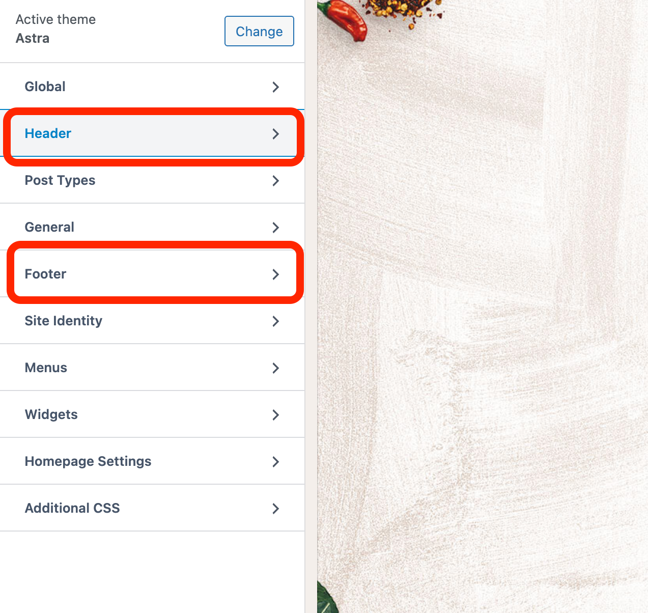 Creating Your Header and Footer With Astra or Elementor?